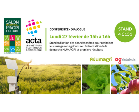 [SIA 2023] Conférence sur la standardisation des données météo pour ...